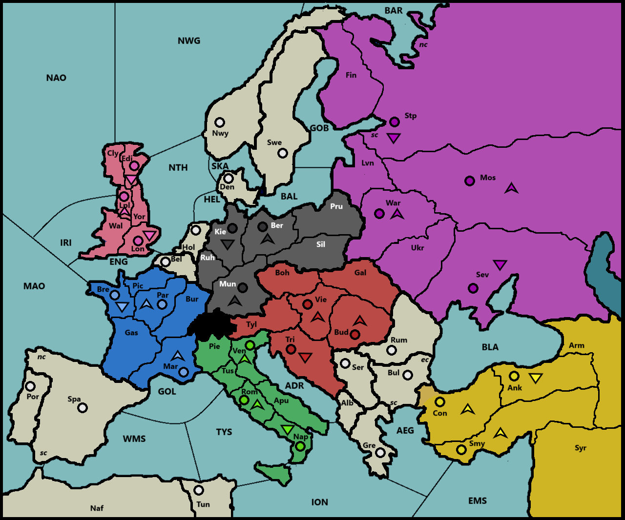 THE DIPLOMATICON – A site for the game of Diplomacy played online